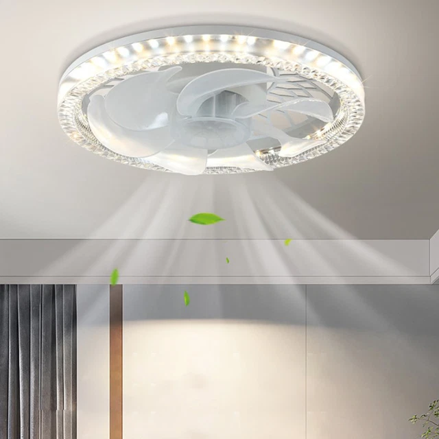 SOCKET FAN LIGHT E27 LED Ceiling Fan Wireless Ceiling Fans with Built ...