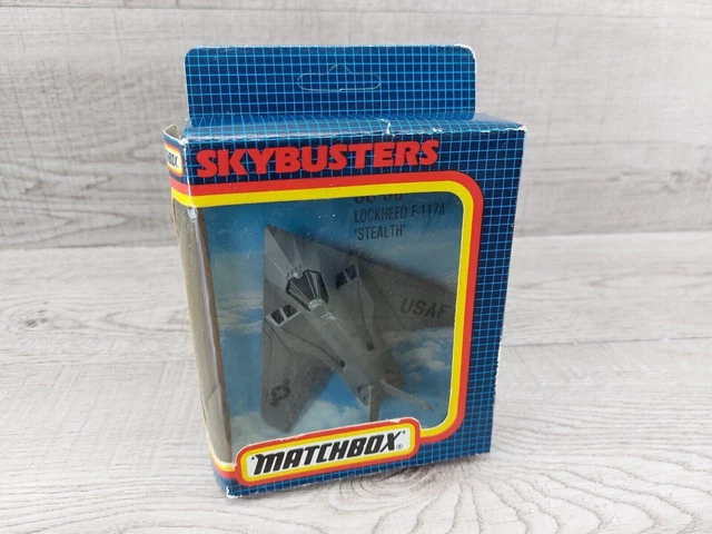 MATCHBOX SKYBUSTERS SB-36 Lockheed F-117A Stealth USAF Model Aircraft 1989 £9.99 - PicClick UK