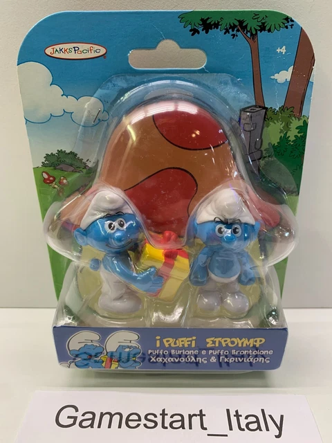I PUFFI LES Schtroumpfs - Puffo Burlone E Brontolone - Jakks Pacific ...