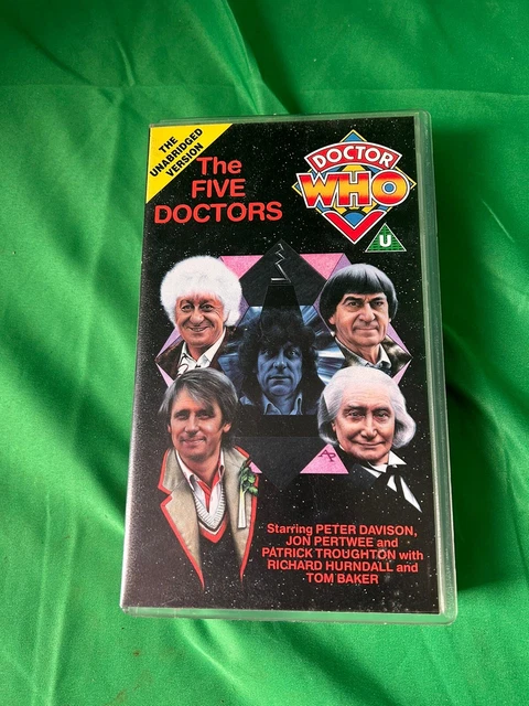 DOCTOR WHO - The Five Doctors (VHS, 1990) £4.99 - PicClick UK