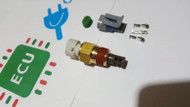 GM IAT AIR Temp Sensor with plug ECU Master Haltech Megasquirt AEM 3/8 ...