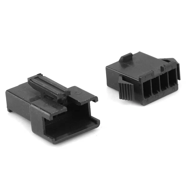 100PCS SM PLUG 4pin Connector Male Female Wire Jumper Pin Header ...