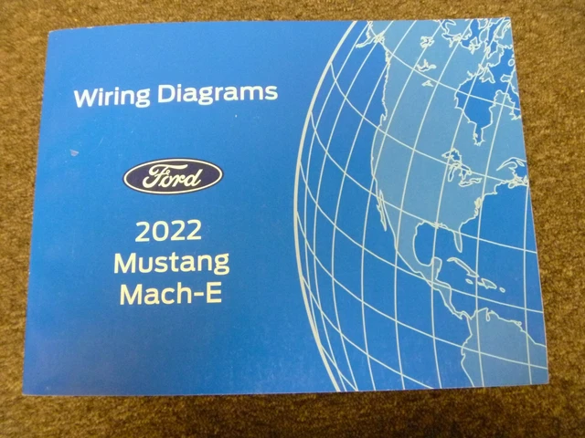 2022 FORD MUSTANG Mach-E Electrical Wiring Diagrams Manual Select ...