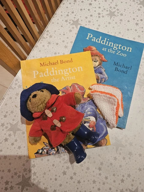 PADDINGTON BEAR PLUSH Teddy In Boots 7" Rainbow Designs & Sandwiches ...