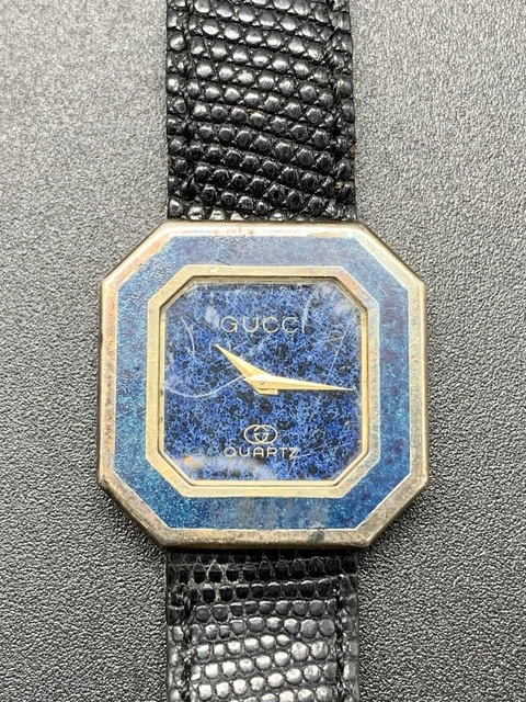 MONTRE GUCCI FEMME Argent Sterling Vermeil Quartz Vintage Watch Severin ...