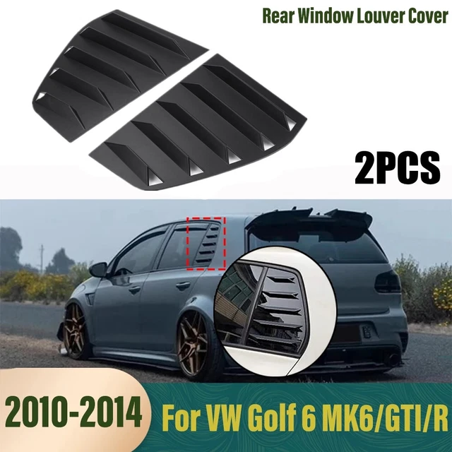 CAR REAR WINDOW Louver Shutter Cover Trim For VW For GOLF MK6 2010-2014 UK £22.73 - PicClick UK