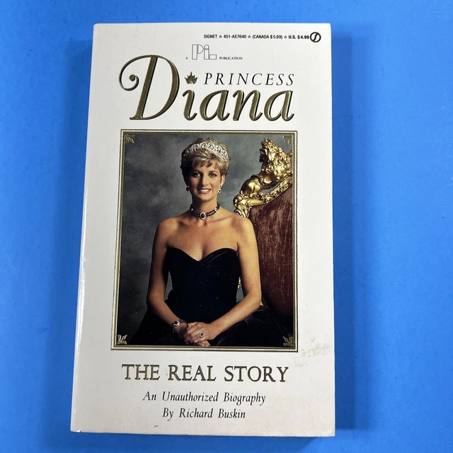 PRINCESS DIANA THE Real Story By Richard Buskin 1992 Vintage Paperback ...