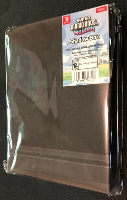 NINTENDO SUPER MARIO Bros Wonder Shadow Box Target Bonus Esclusivo ...