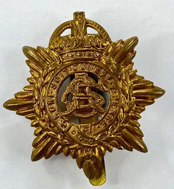WW1 ASC ARMY Service Corps Cap Badge Reproduction Restrike 43 x 43 mm £ ...