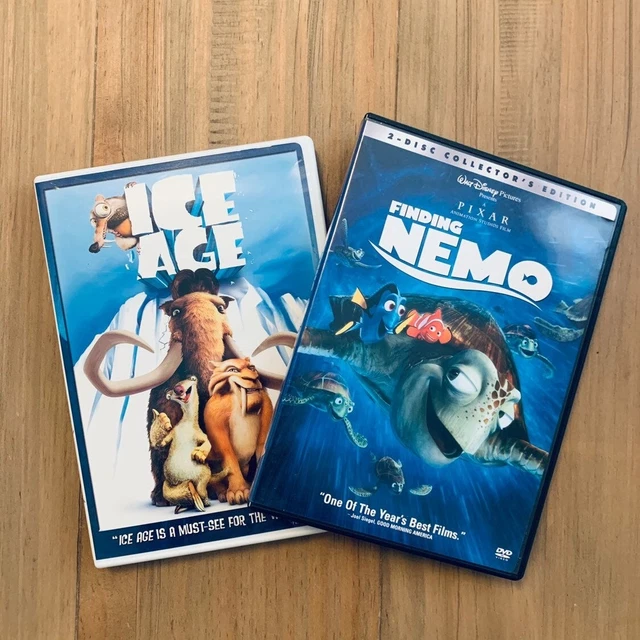 ICE AGE & Finding Nemo DVDs Pixar Movies Mic Child Animation £12.96 ...