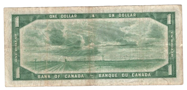 1954 BANK OF Canada $1 Devil's Face Note - Beattie/Coyne - N/A8408236 ...