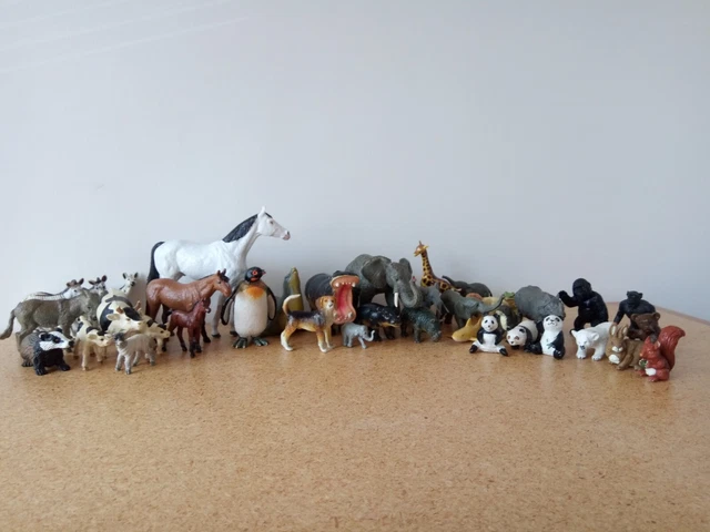 VINTAGE 1970'S ZOO safari farm animals horses pandas elephants badgers ...