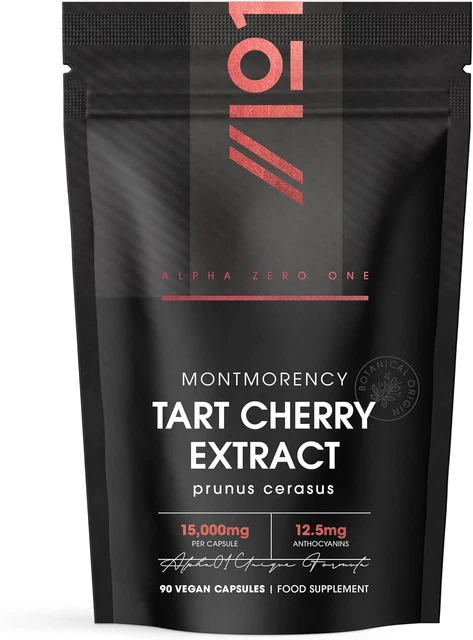 MONTMORENCY CHERRY 15,000MG – Standardised 5% Anthocyanins Tart Cherry ...