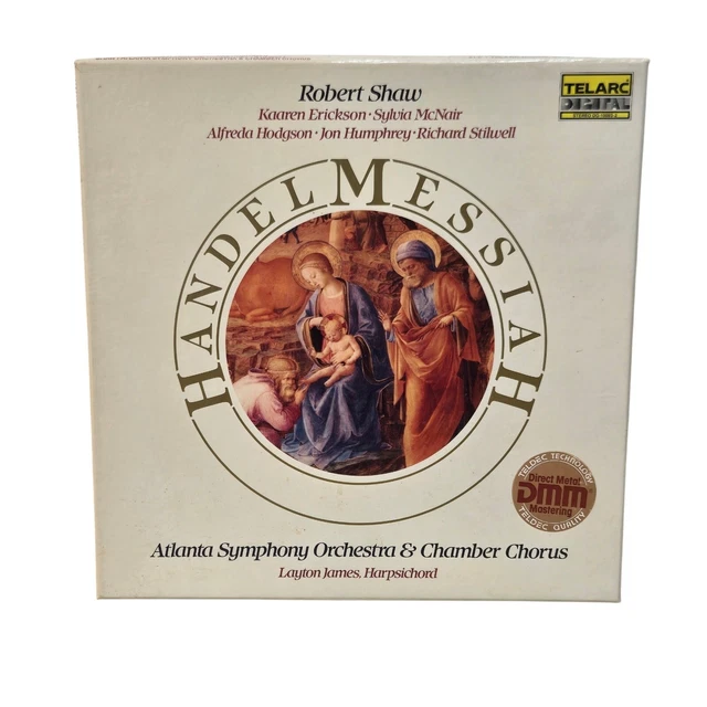 HANDEL MESSIAH ROBERT Shaw Telarc Digital DMM 2LP German Press ...