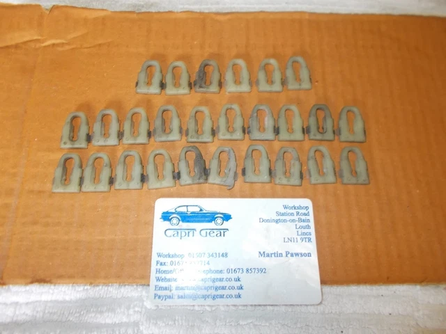 FORD CAPRI MK2, 26 x moulding clips. £56.00 - PicClick UK