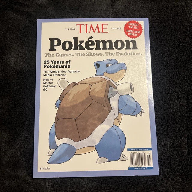 TIME MAGAZINE - SPECIAL EDITION 2025 - POKÉMON ( Blastoise ) with ...