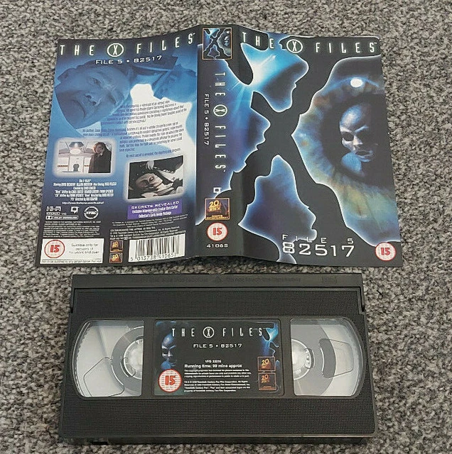 THE X-FILES FILE 5 82517 David Duchovny Sleeve And Tape Only Pal Vhs ...