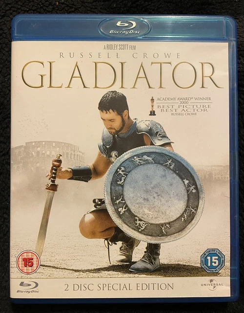 GLADIATOR BLU RAY 2 Disc Special Edition Extended Cut Russell Crowe Ridley Scott £2.99 - PicClick UK