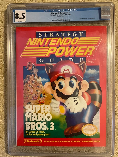 NINTENDO POWER VOLUME 13 Super Mario Bros. 3 Strategy Guide, CGC 8.5 ...