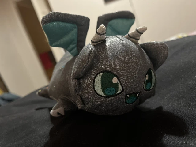 BONKERS TOYS APHMAU Meemeows Bat Cat Glitter Plush 6” Gargoyle Grey ...