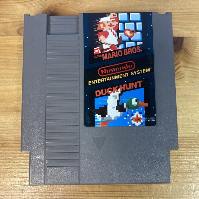 1985 SUPER MARIO Bros. AND Duck Hunt Original Nintendo NES-MH-USA Game ...