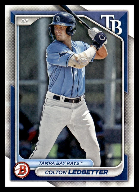 2024 BOWMAN #BP-124 Colton Ledbetter Tampa Bay Rays Baseball Card EUR 1 ...