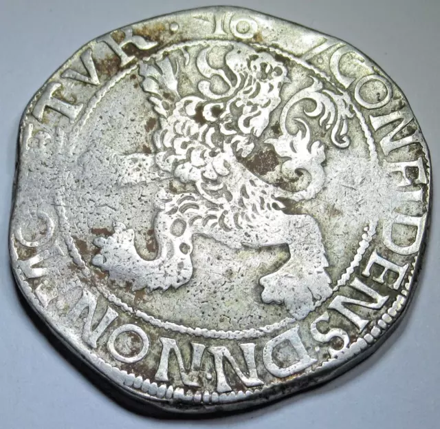 1647 NETHERLANDS HOLLAND Silver Lion Dollar Daalder Thaler 1600's Crown ... 1647 NETHERLANDS HOLLAND Silver Lion Dollar Daalder Thaler 1600's Crown ...