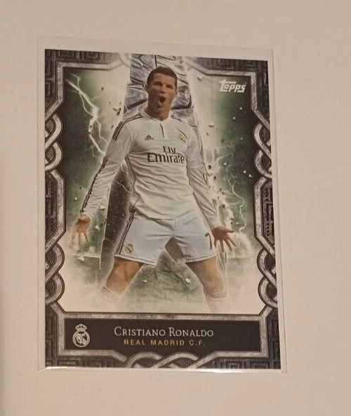 CARTE CARD CARTA n°MO-10 Cristiano RONALDO Real Madrid TOPPS FAN SET ...