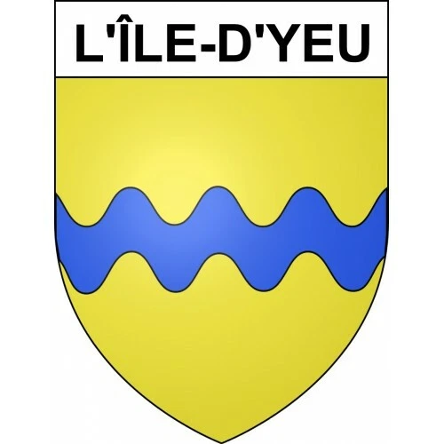 L'ÎLE-D'YEU 85 VILLE sticker blason écusson autocollant adhésif EUR 6,99 - PicClick FR