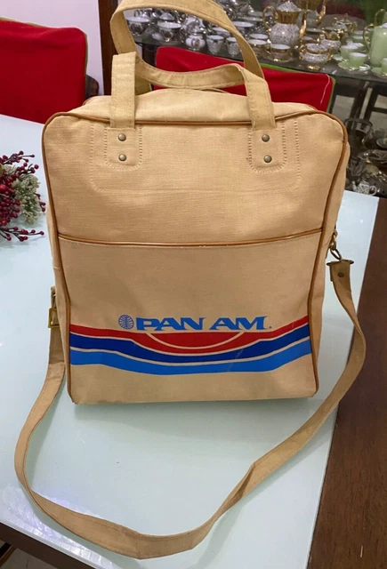 VINTAGE PAN AM AIRLINES Shoulder Canvas Tote Bag $65.00 - PicClick