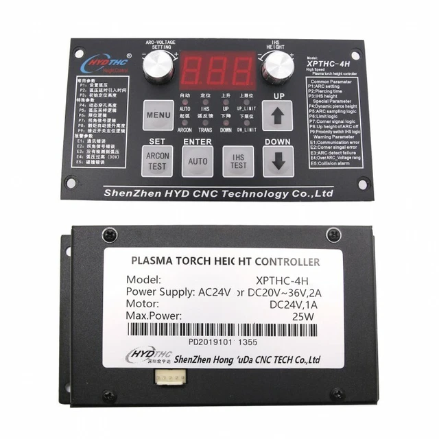 THC TORCH HEIGHT Control Kit For CNC Plasma Cutting Machines XPTHC-4H ...