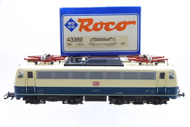 H0 ROCO 43389 DB 110 340-7 Elektrolok Elok E-Lok AC analog +OVP/L155 ...