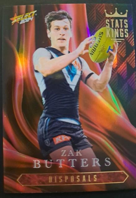 2024 ZAK BUTTERS PORT ADELAIDE CROWS. AFL. Select Footy Stars Stat Kings SK61 $7.95 - PicClick AU