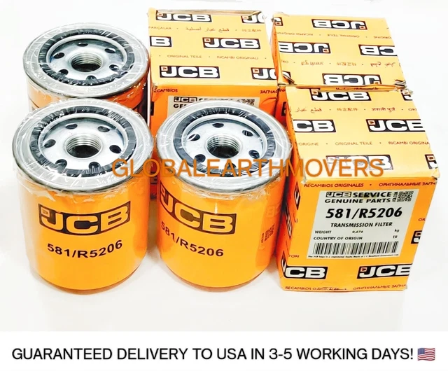 JCB BACKHOE- GENUINE Jcb Transmission Oil Filter, Pack Of 3 (Part No ...