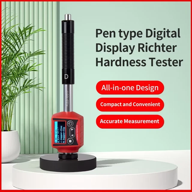 PEN-TYPE PORTABLE LEEB Hardness Tester Digital Metal Hardness Tester ...