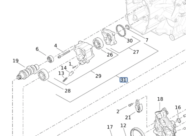 HARLEY-DAVIDSON VERBESSERTES ÖLPUMPEN-KIT - 2018 + Softail 62400247 EUR ...