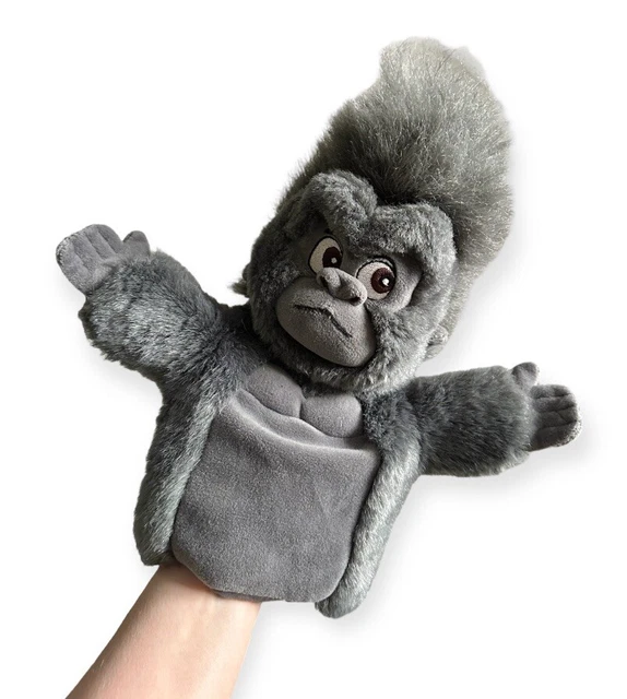 DISNEY GORILLA SILVERBACK Puppet Glove Hand Soft Toy Plush Tarzan Terk ...