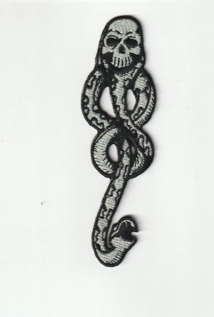 HARRY POTTER DARK Mark Morsmordre Patch/Death Eaters/5 x 1.5 Inches/New ...