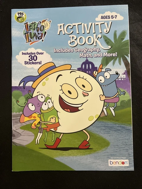 PBS KIDS LETS Go Luna Activity Book Ages 5-7 Activity Book By Bendon W ...