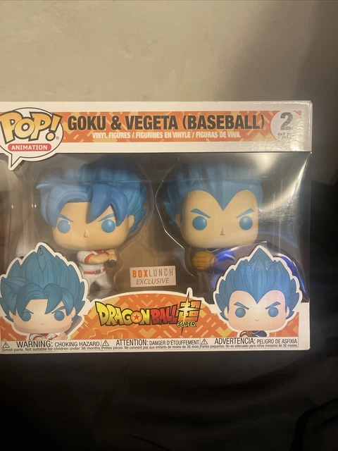 FUNKO POP! - Dragonball Super Goku & Vegeta BASEBALL 2 PACK BoxLunch ...