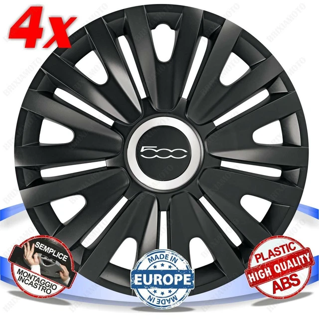 SET 4 BOULONS Coupes Roue Enjoliveurs Royal Black 14 Pouce Compatible ...