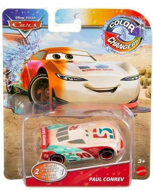 DISNEY PIXAR CARS Colouring Changing Car - Paul Conrev EUR 18,91 ...