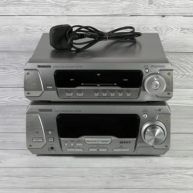 TECHNICS AMPLIFIER SA-EH790 & Technics Sound Processor SH-EH790 HiFi ...