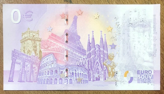 2024 UEQC LOUIS De Funes Billet Tampon Euro Souvenir Banknote Schein ...