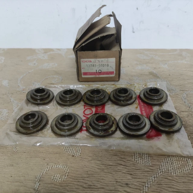 10 NOS GENUINE Toyota トヨタ Valve Spring Retainer Landcruiser Bj40 ...