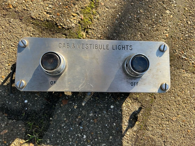 BRITISH RAIL MK3 DVT 82126 Pretendolino Cab & Vestibule Lights Switch ...