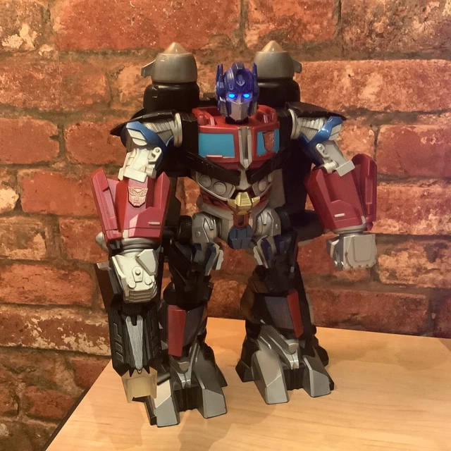 TRANSFORMERS OPTIMUS PRIME Mega Power Bots 12"" Jet Power Electronic ...