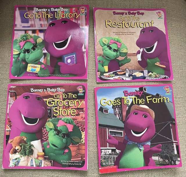 BARNEY GO TO SERIES DINOSAUR BABY BOP Scholastic Books Vintage Barney £ ...