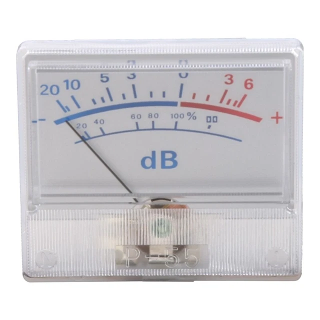 VU METER HEADER Level Header Power Amplifier-Level Meter Ammeter 6V-12V ...