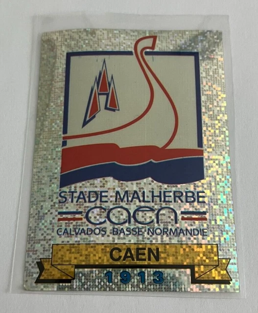 IMAGE STICKER VIGNETTE Cromo n°21 Ecusson Badge Logo CAEN FOOT 92 ...